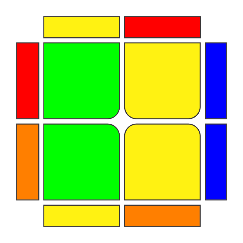2x2 Cll Algorithms Cll 34 T Algorithm 4358