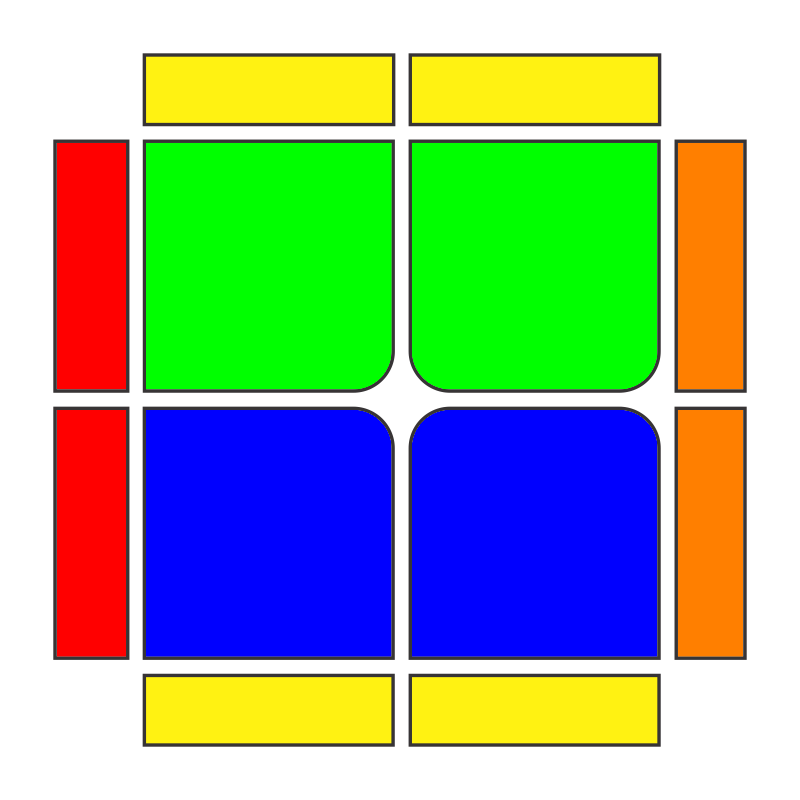2x2 CLL Algorithms CLL 38 H Algorithm